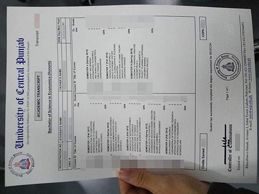how-to-make-a-university-of-central-punjab-transcript
