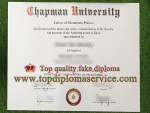 How to create a fake Chapman University diploma
