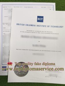 Can you make fake BCIT certificate with transcript?