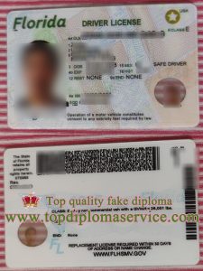 Where can I use a Florida fake ID card, buy detectable Florida driver ...