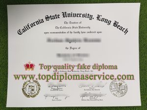 How long it takes to make a CSULB fake diploma