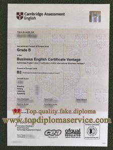 How to buy a fake Cambridge Business English certificate without risk