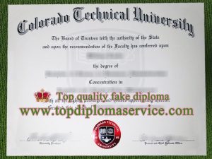 Where to order fake Colorado Technical University diploma