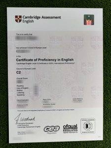 How much it costs to make a fake C2 Proficiency certificate