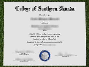 Effective ways to own a fake College of Southern Nevada diploma