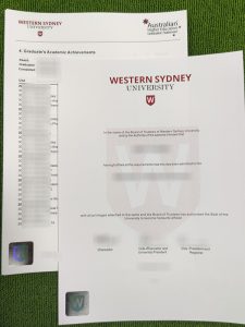 Where to order fake Western Sydney University degree with transcript