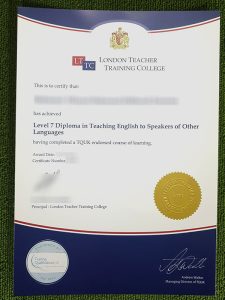 Myths about making fake London Teacher Training College certificate