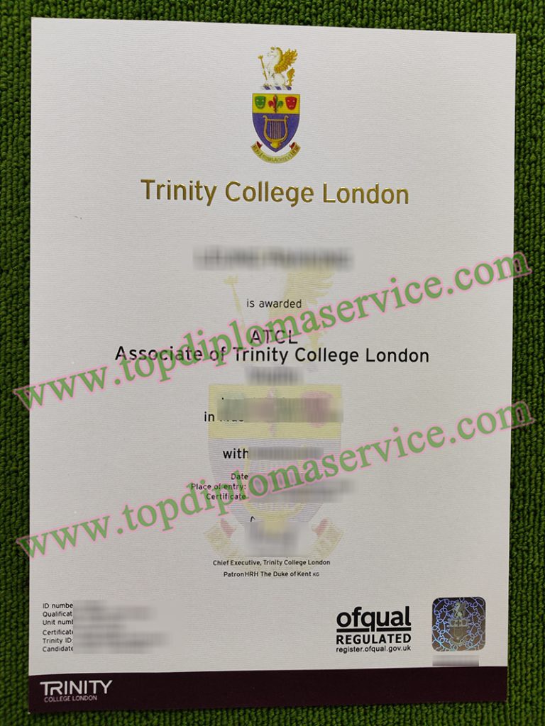 Where to order a fake Trinity College London diploma