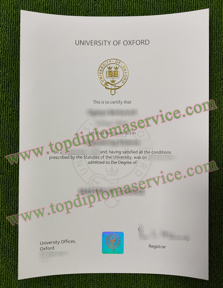 Best place to order University of Oxford diploma certificate 2024