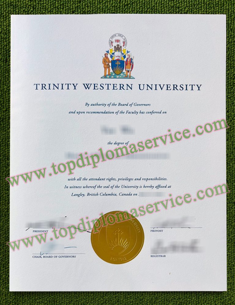 5 Tactics To Make A Trinity Western University Diploma Certificate