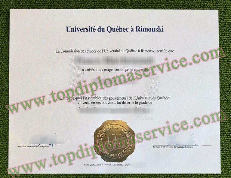 Facts about making University of Quebec at Rimousk diploma
