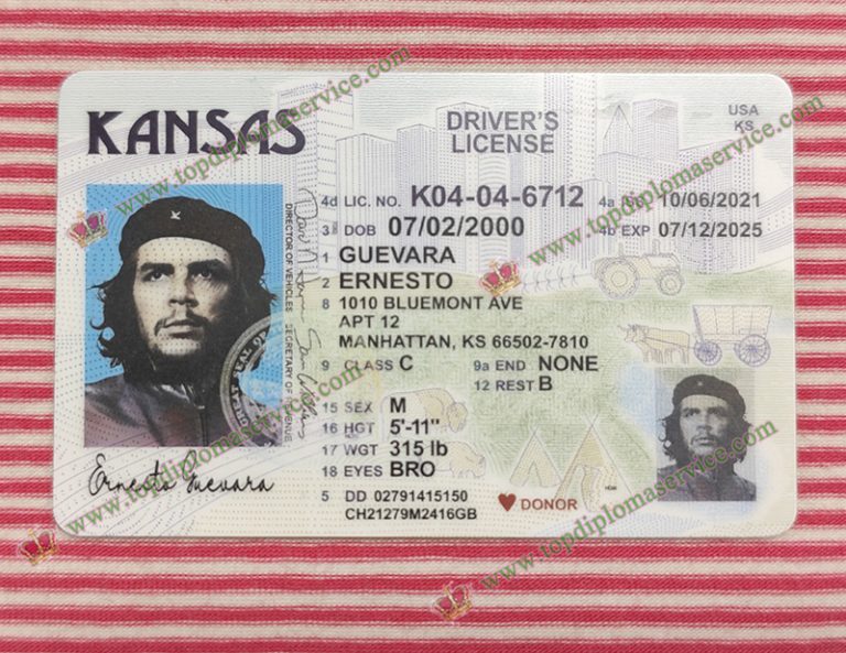 Is it possible to make a detectable Kansas Driver's license?