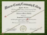 Leadtime to make Monroe County Community College diploma